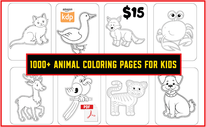 1000 coloring pages for kids
