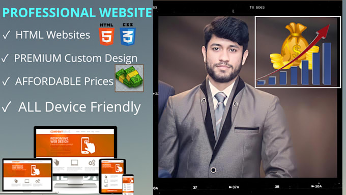 Build professional html website and custom design by Madstar_ronaldo ...