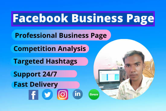 Create setup optimize facebook business page by Mohinchowdury62 | Fiverr