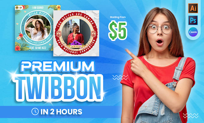 Make a professional photo frame twibbon for your campaign by Kakakiky ...