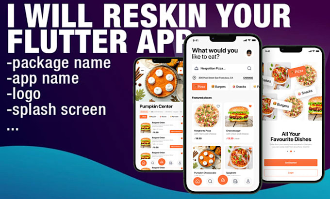 Reskin your flutter app, package name, app name, logo etc by Freelancer ...