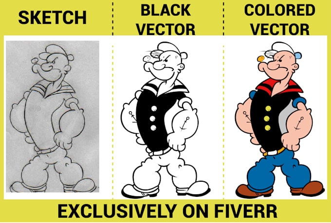 Convert hand drawn sketch or logo into vector tracing art by Chris_ld ...