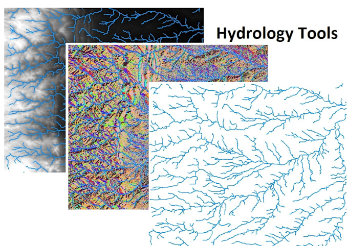 Perform hydrology maps, custom gis maps in arcgis, qgis and arc map by ...