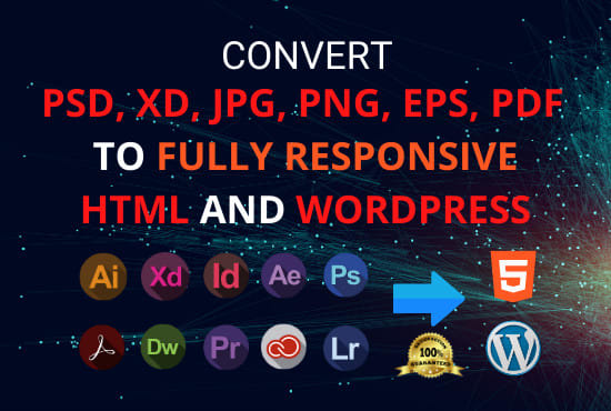 Convert psd, jpg, png to html and wordpress website by Rifaiyahabdulla ...