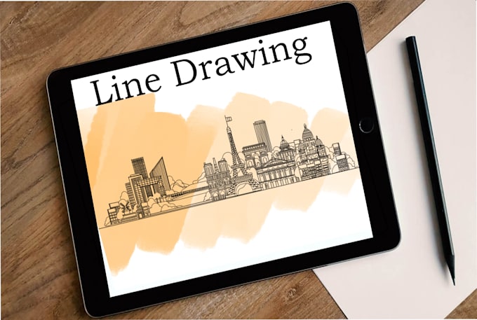 Draw line art illustration in vector by Huma_artist | Fiverr
