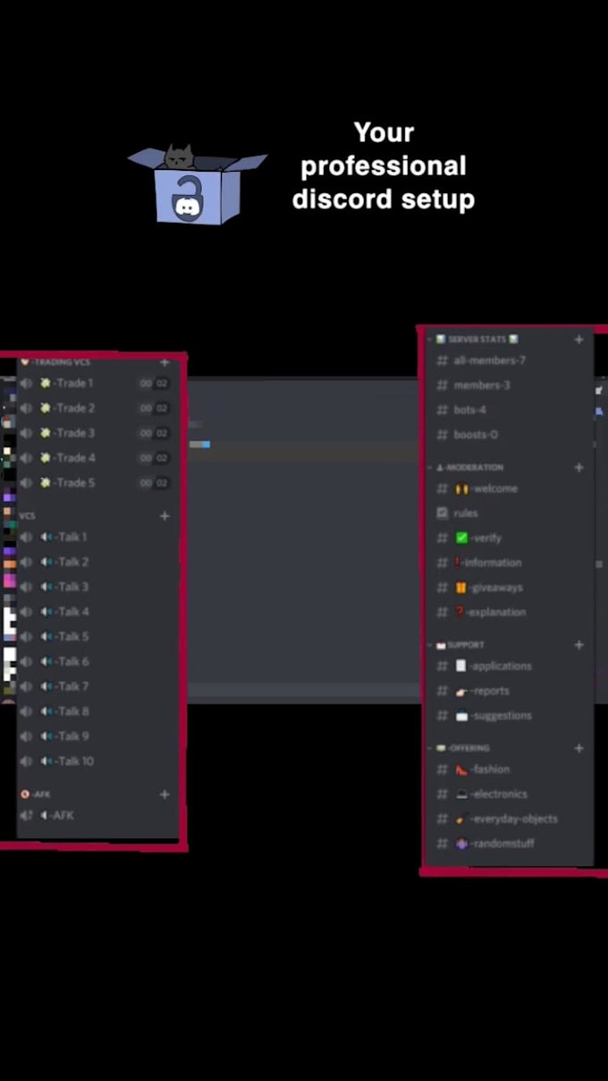 Set up your discord by Yeahman12 | Fiverr