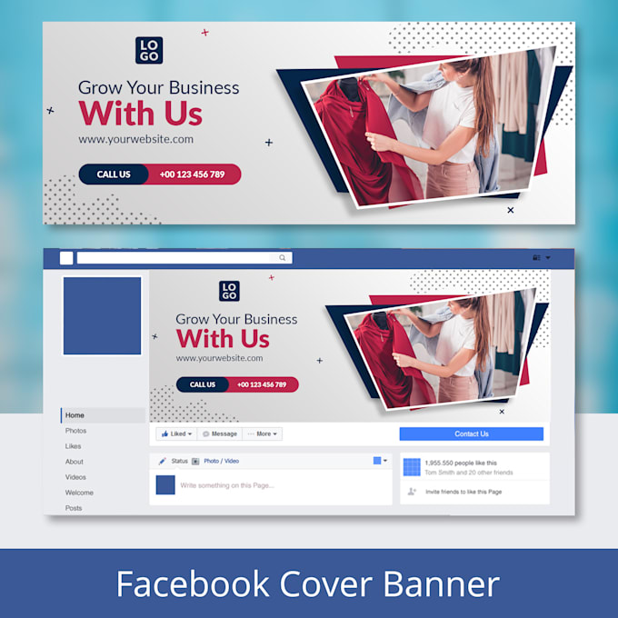 Design a facebook cover or cover photo banner by Ahmedhassasns | Fiverr