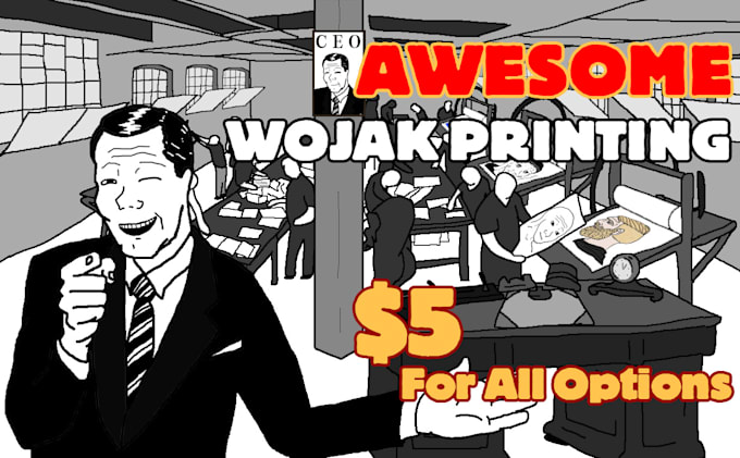 Make any face into a wojak by Strange0270 | Fiverr