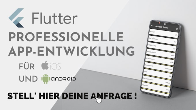 Develop your flutter mobile application german speaker by Fabi1902 | Fiverr