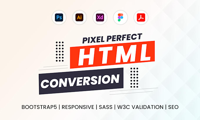 Convert figma to html psd to html xd to html fully responsive bootstrap ...