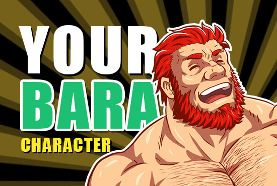 Draw bara, muscle men, fanarts, oc, sfw and nsfw art by Maxxfergus | Fiverr