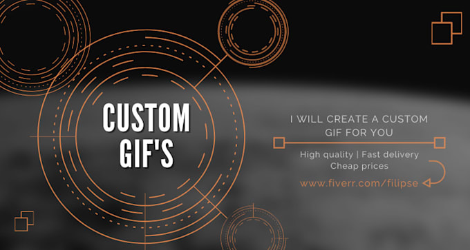 Create a custom gif for you by Filipse | Fiverr