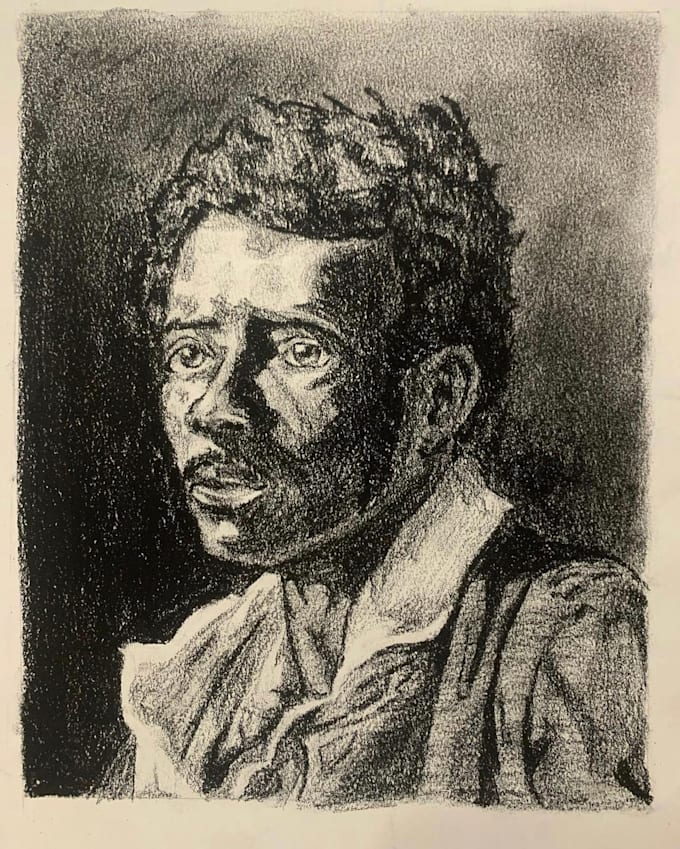 Draw you a charcoal portrait by Daniel_ison | Fiverr