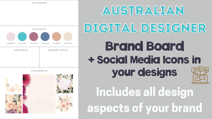 Design a professional dynamic brand board with your logo by ...