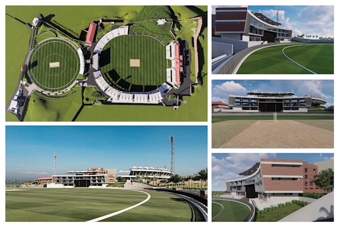 Design sports complex and stadium as an architect by Ar_asif_sust | Fiverr