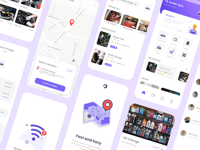 Create an attractive and functional ui design for you by Samoedra03 ...