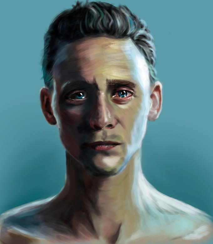 Draw digital realistic portrait of human or pet by Verdzio | Fiverr