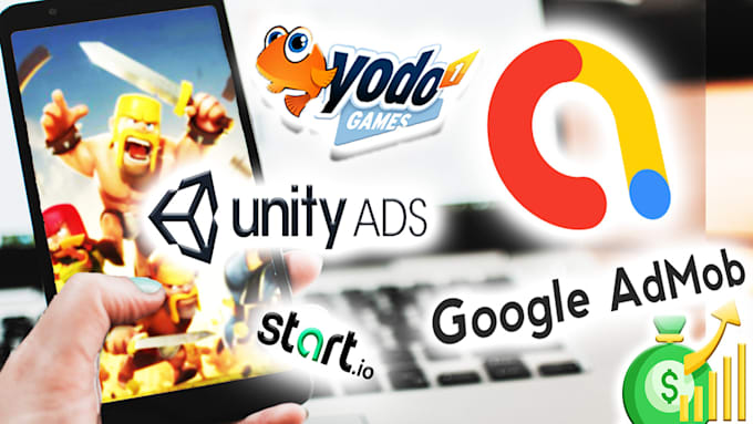 Add admob, unity ads, to your game project in unity by Yasserlr2020 | Fiverr