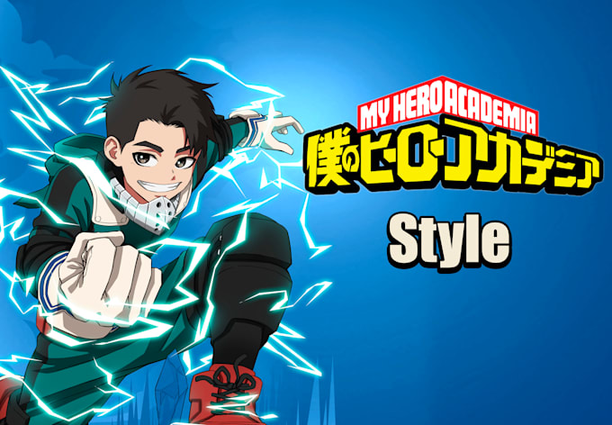 Draw you in my hero academia style by Yustiel | Fiverr