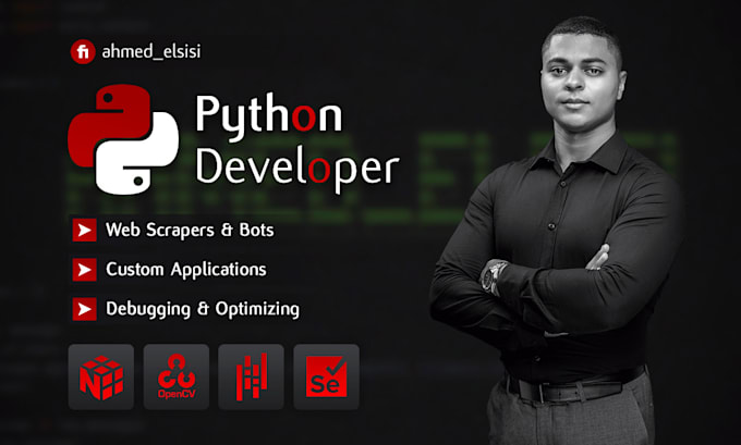 Program your python project, web scraper, gui and more by Ahmed_elsisi ...
