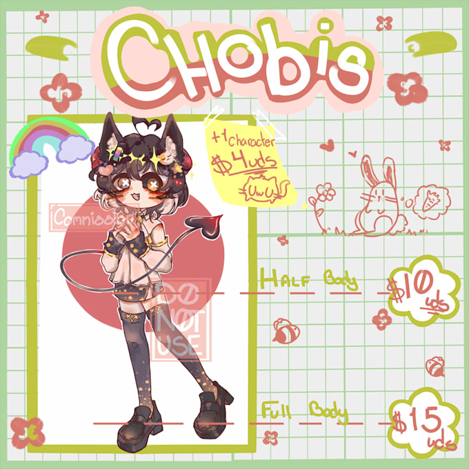 Draw you cute chibis anime fanarts or ocs by Kotory_chomp | Fiverr