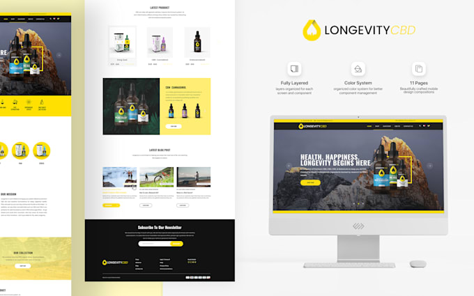 Create website design, landing page, homepage, and dashboard by Cirede ...
