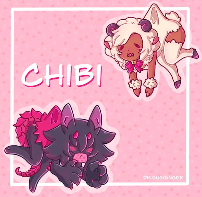 Draw your chibi character by Dingusginger | Fiverr