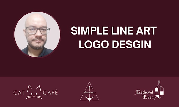 Design simple minimalist line art logo by Marcelobrito86 | Fiverr