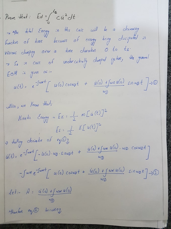 Teach structural dynamics course with detail derivations and concept by ...