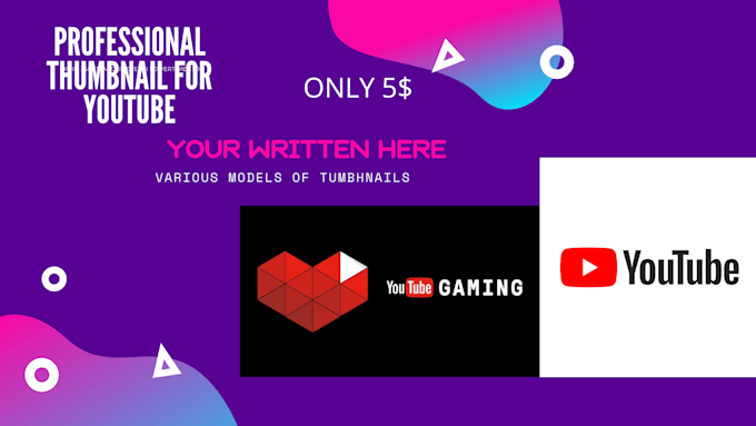 Create professional thumbnail for youtube by Orteipo | Fiverr