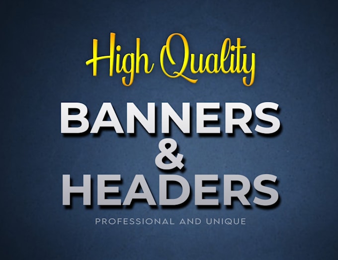 Design premium quality banner by Propilot_studio | Fiverr