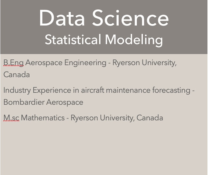Do statistical modelling and data science by Ethan_skinner | Fiverr