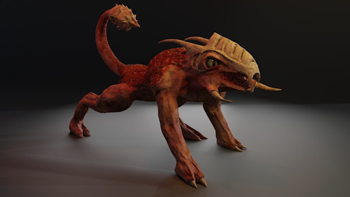 Create 3d mythological creature for game,animation,3d printing by ...