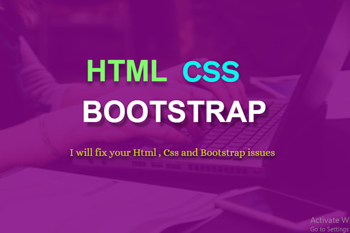 Fix html, css, bootstrap bugs by Kuku01 | Fiverr
