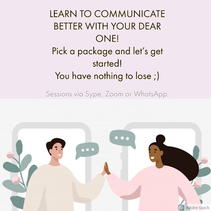 Help you communicate better with your dear one by Manca_posega | Fiverr
