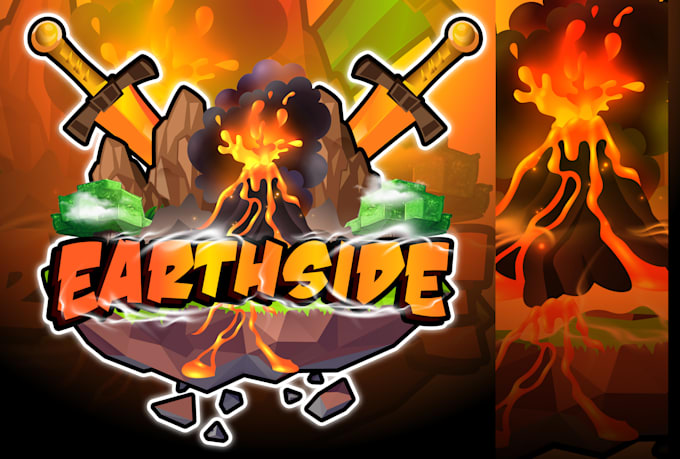 Create you a custom minecraft server logo and icon by Yumnass | Fiverr