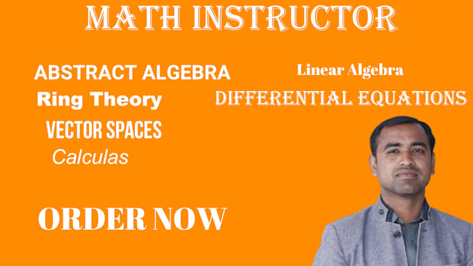 Solve algebra, linear algebra , differential equations by Algebraist ... Solve algebra, linear algebra , differential equations by Algebraist ...