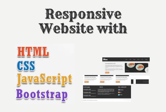 Create Responsive Websites In Html Css Javascript React Nodejs Nextjs By Alimujtaba15 Fiverr