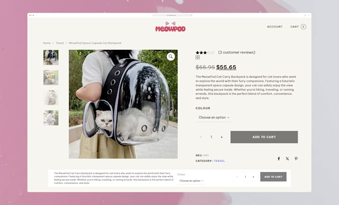 Build a high converting woocommerce ecommerce website for your business by Nirjonari | Fiverr