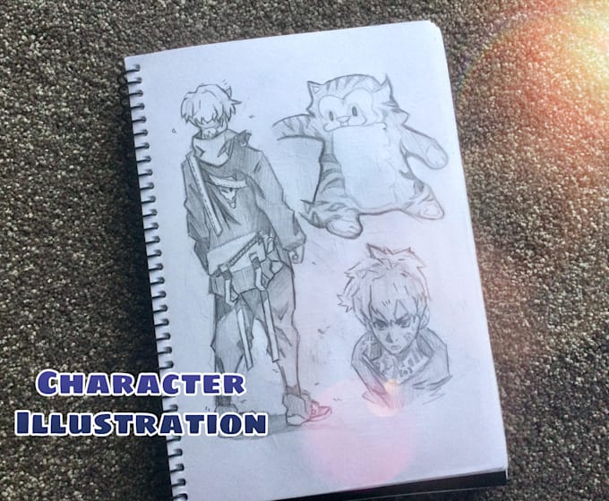Draw or sketch any character you want by Commonlogicart | Fiverr