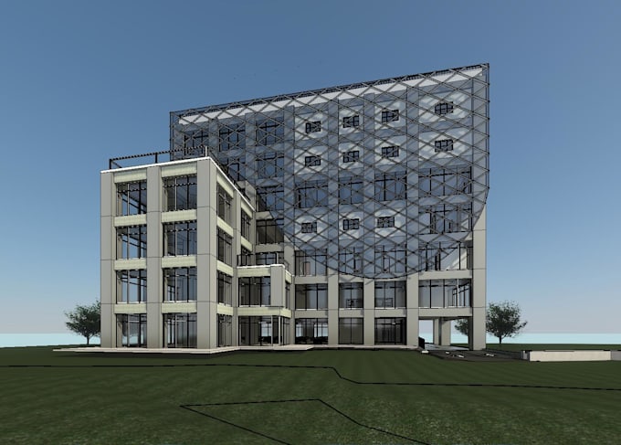 Create a highly detail 3d bim architectural model in revit by Nnile ...