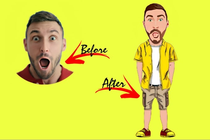 Convert your photo to cartoon by Oyebabarkhan | Fiverr