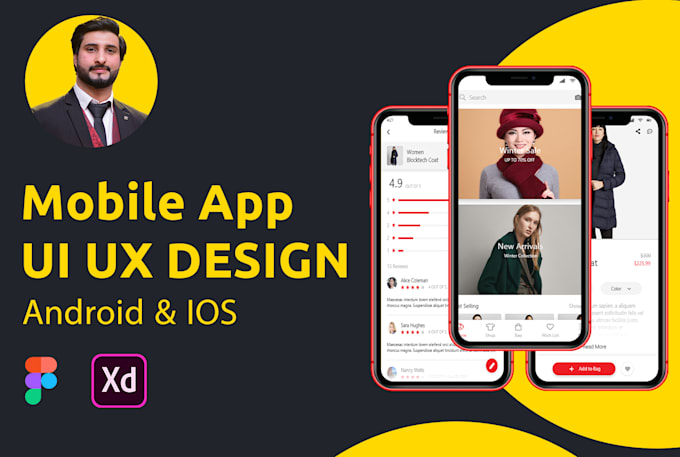 Do android app ui ux design and ios app ui ux design by Haroonbasheer ...