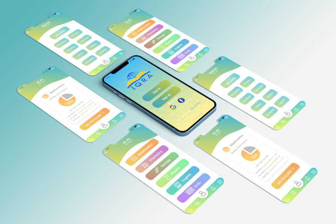 Create mobile app ui design in low price by Mianmaker | Fiverr