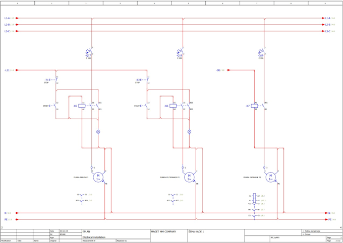 Do electrical design and autocad or eplan drawings by Bojan_84 | Fiverr