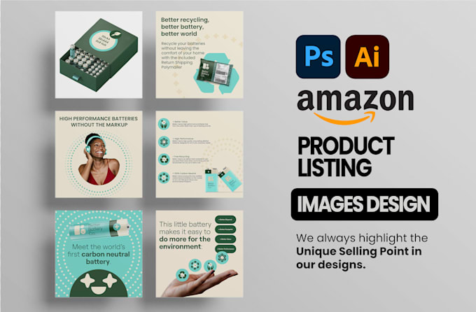 Design amazon product listing images by Creativethings1 | Fiverr
