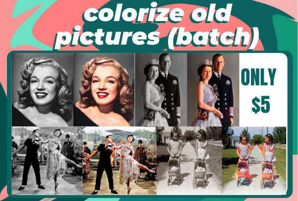 Colorize your old pictures by Quicktech_exe | Fiverr