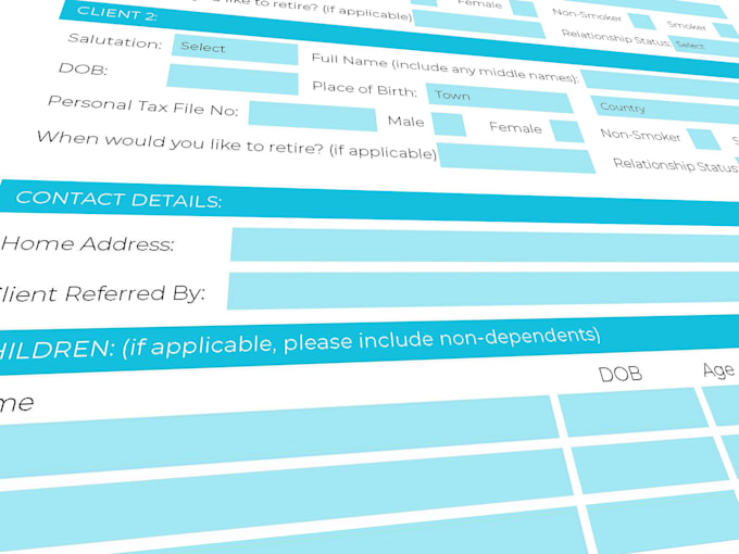 Create a professional interactive fillable pdf form by Zeeshan5nmk | Fiverr