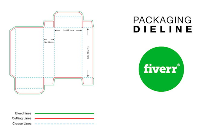 Do packaging die lines and label design by Hassanali202 | Fiverr