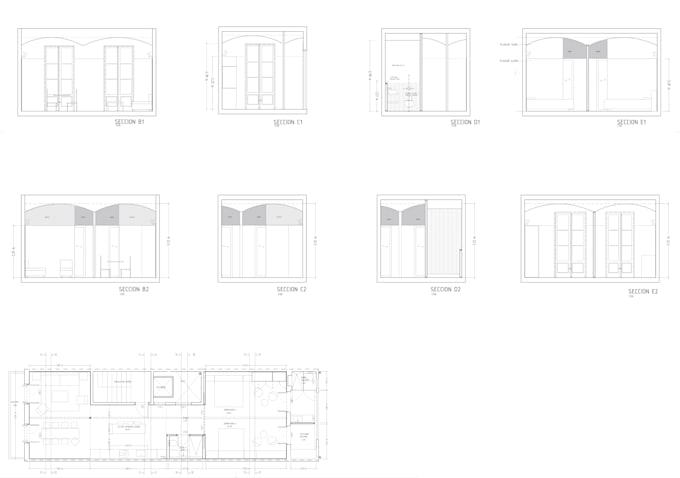 Design an autocad layout by Lucianapr | Fiverr